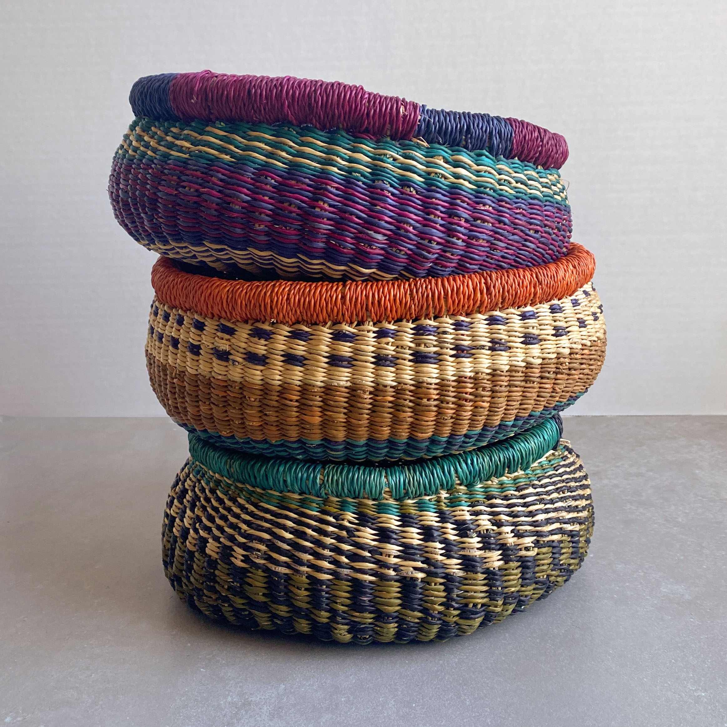 Round Bolga Basket | Ten Thousand Villages