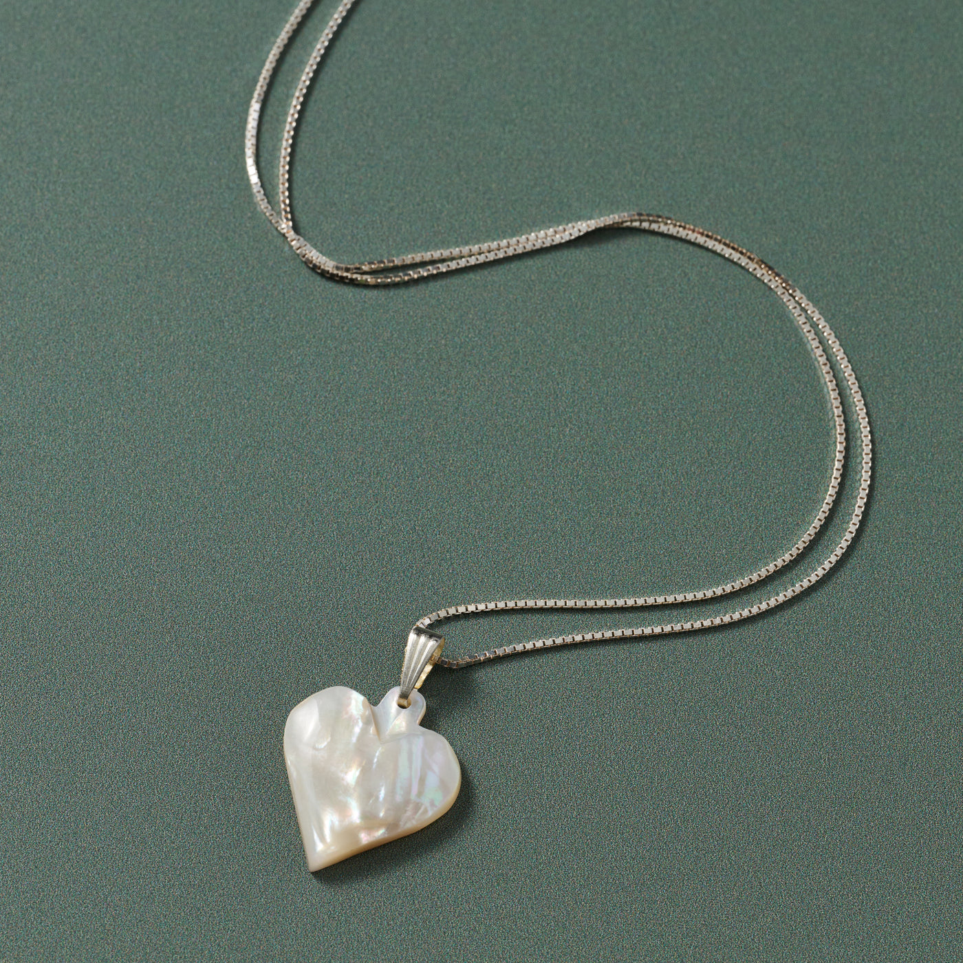 Mother of Pearl Heart Pendant Necklace | Ten Thousand Villages