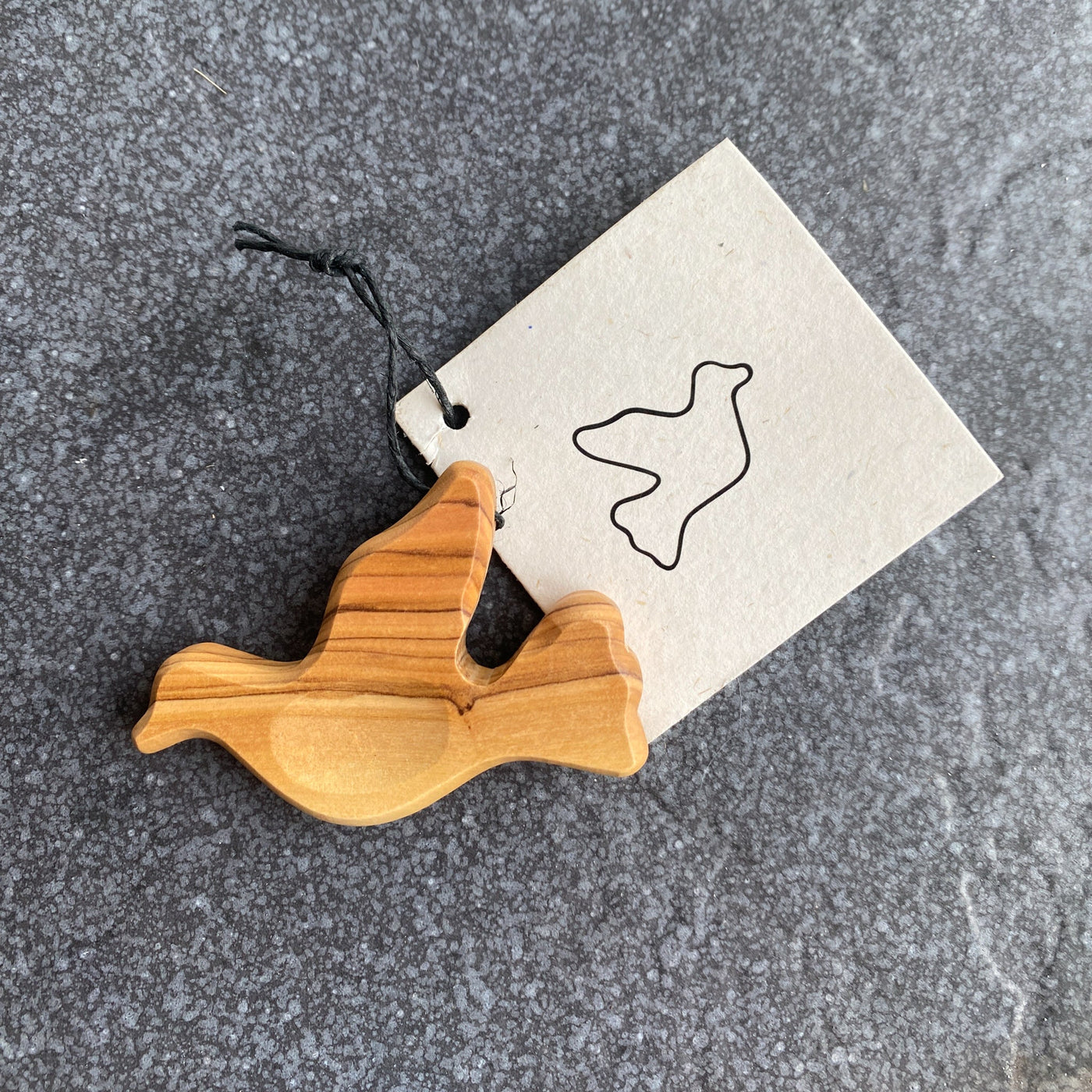 Olive Wood Pocket Peace Dove | Ten Thousand Villages