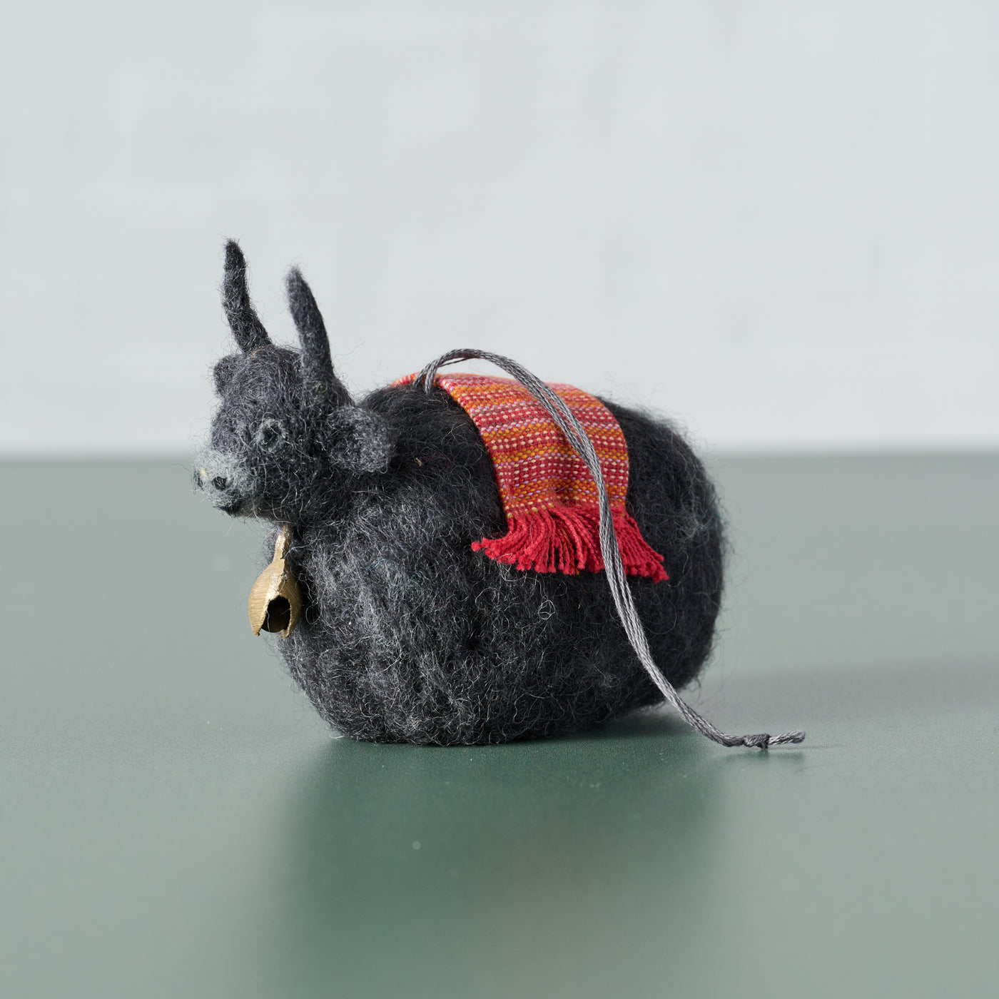 Felted Wool Yak Ornament | Ten Thousand Villages