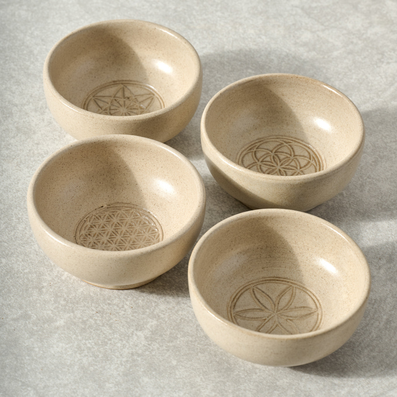 Sacred Geometry Dipping Bowl - Flower of Life | Ten Thousand Villages