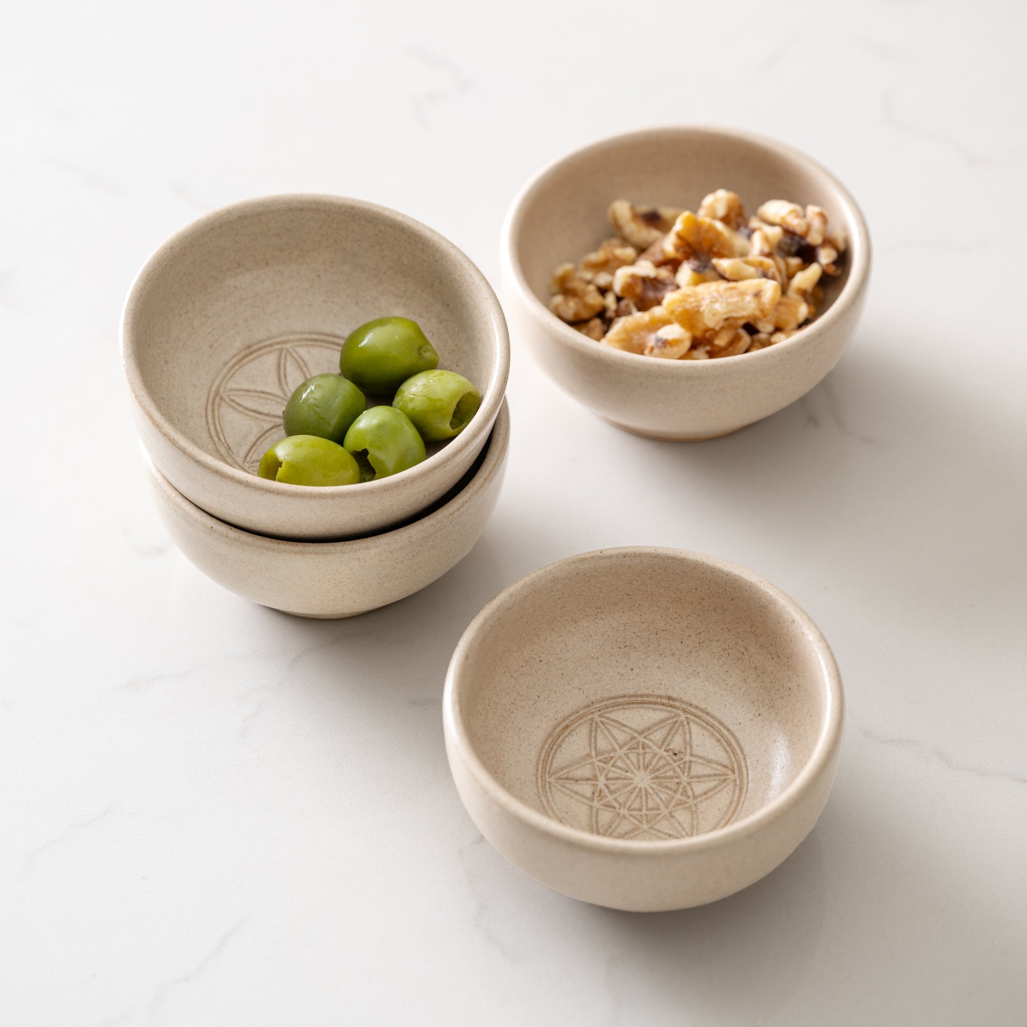 Sacred Geometry Dipping Bowl - Seed of Life | Ten Thousand Villages