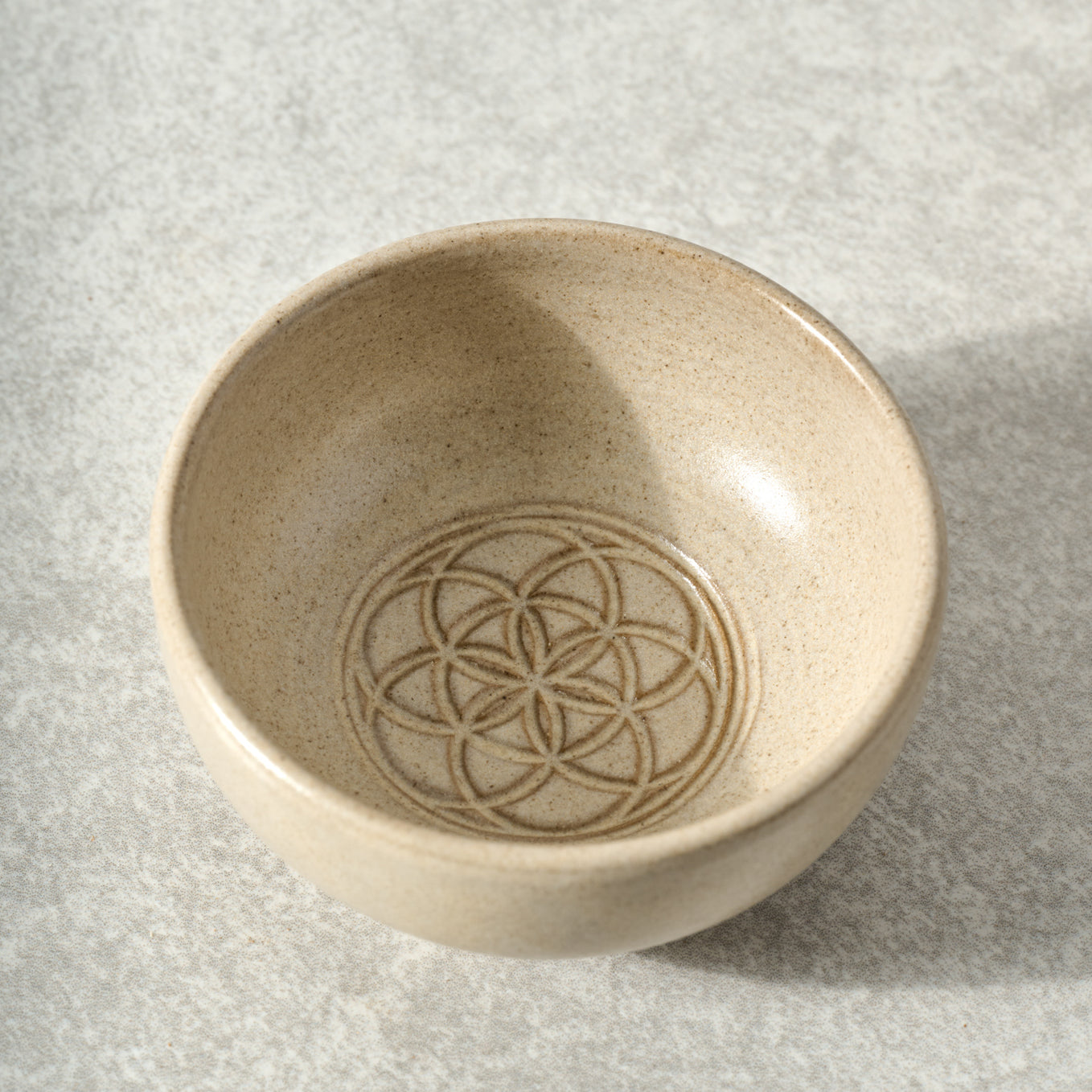 Sacred Geometry Dipping Bowl - Seed of Life | Ten Thousand Villages