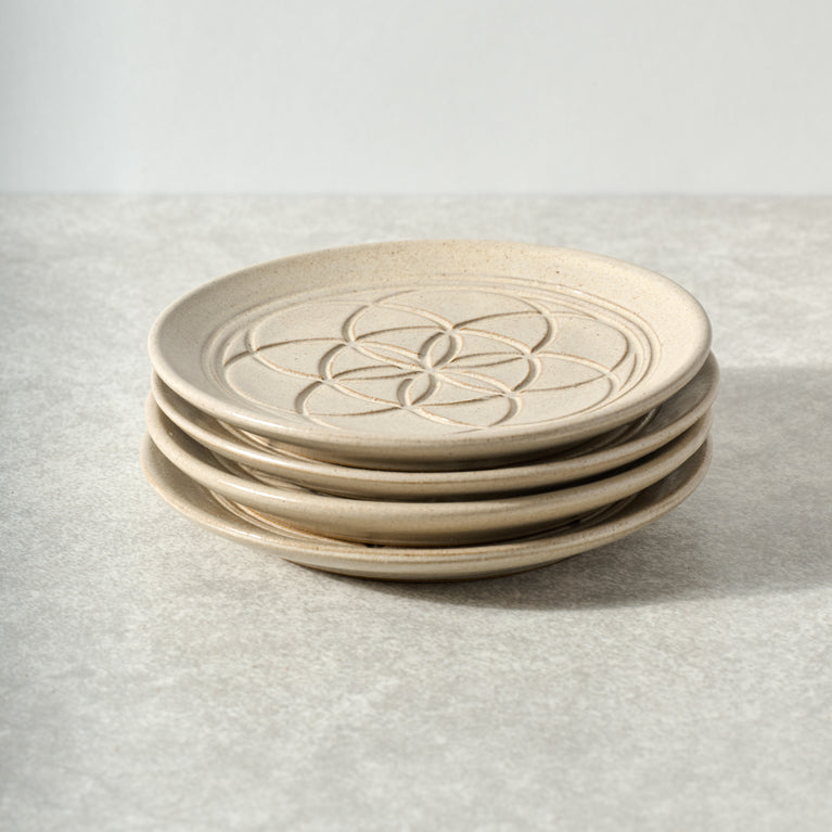 Sacred Geometry Appetizer Plates - Set of 4 – Ten Thousand Villages