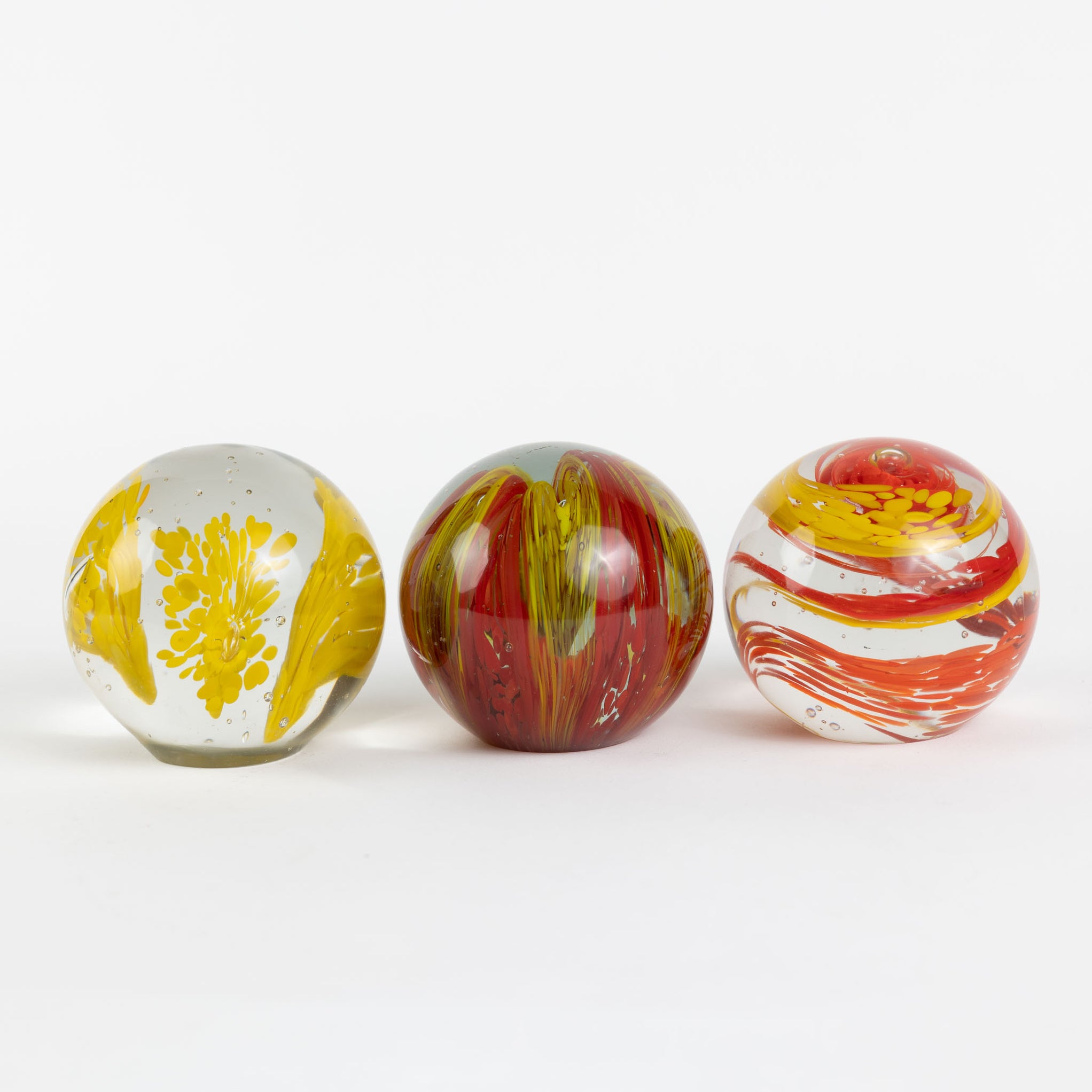 Fiery Glass Paperweight | Ten Thousand Villages