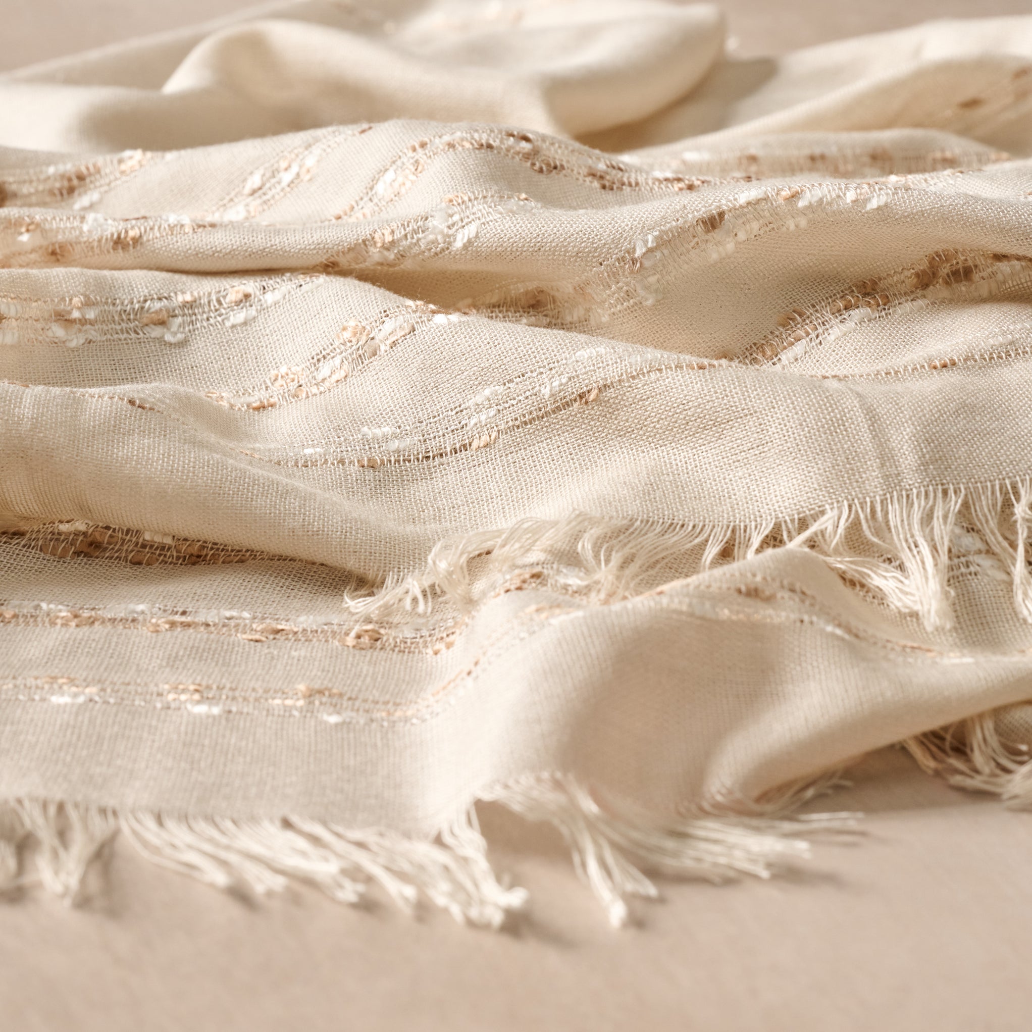 Soft Sands Tan Scarf | Ten Thousand Villages