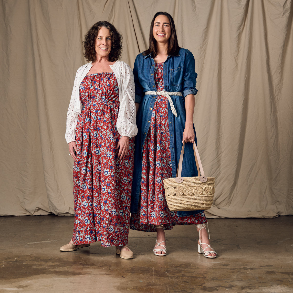 Kanya Floral Cotton Maxi Style Dress – Ten Thousand Villages