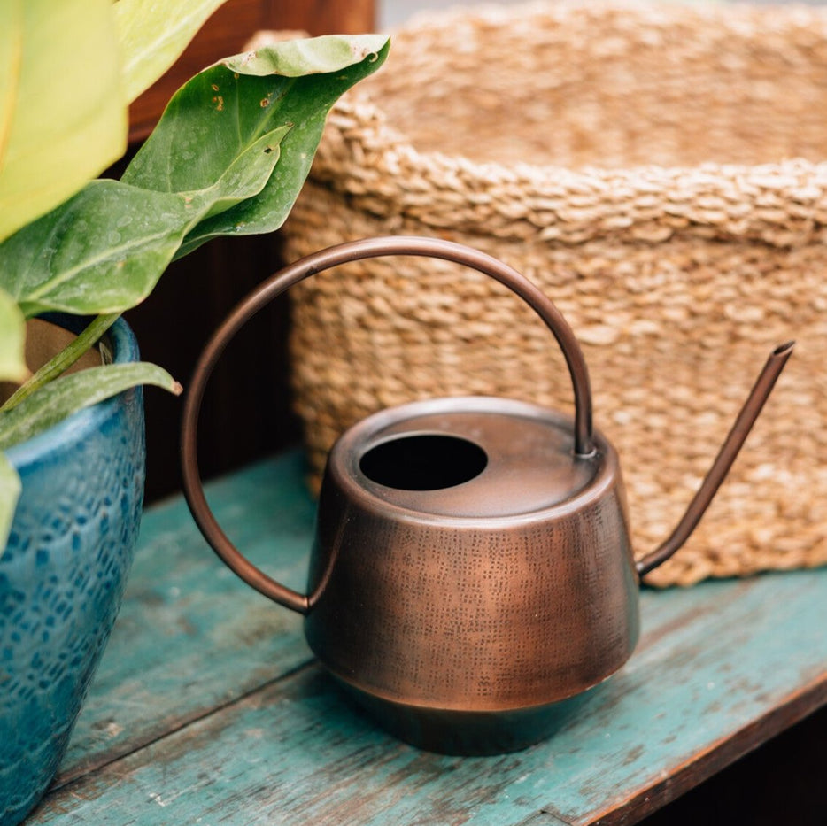 Antique Copper Watering Can — Ten Thousand Villages