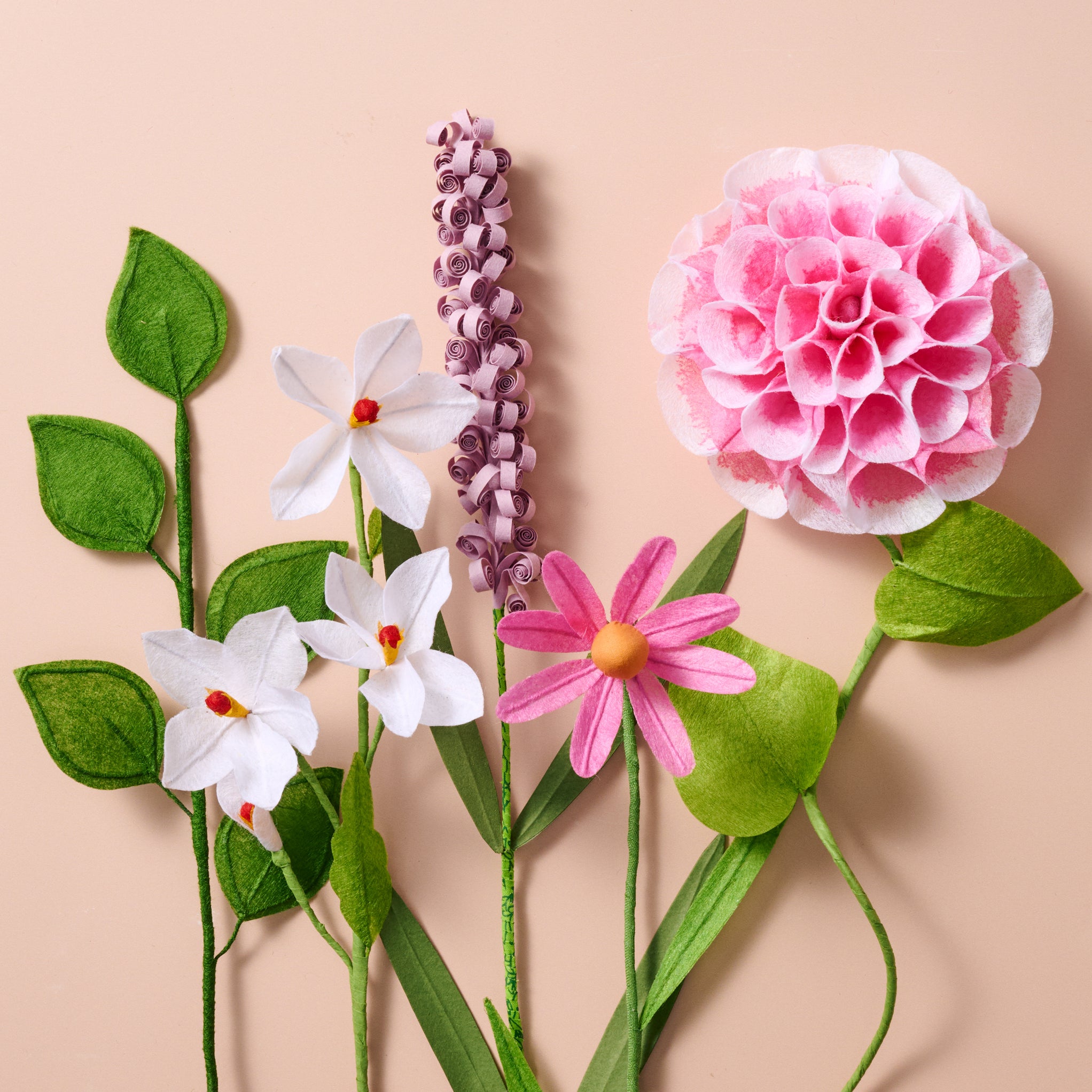 Silk Paper Cone Flower - Pink | Ten Thousand Villages