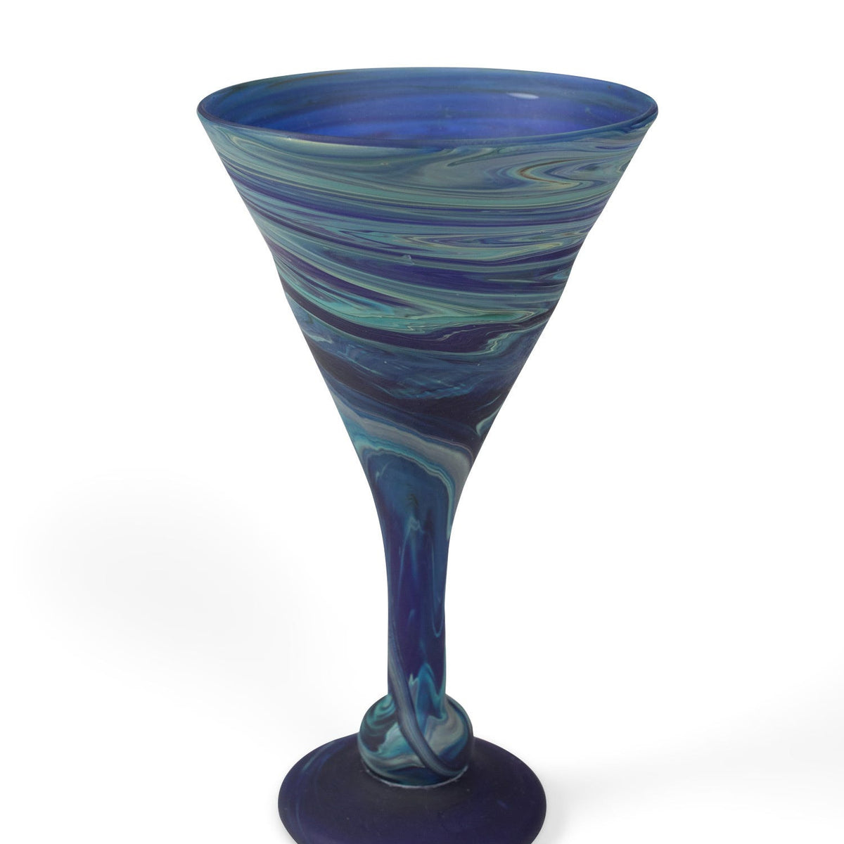 Phoenician Blue Cocktail Glass | Ten Thousand Villages