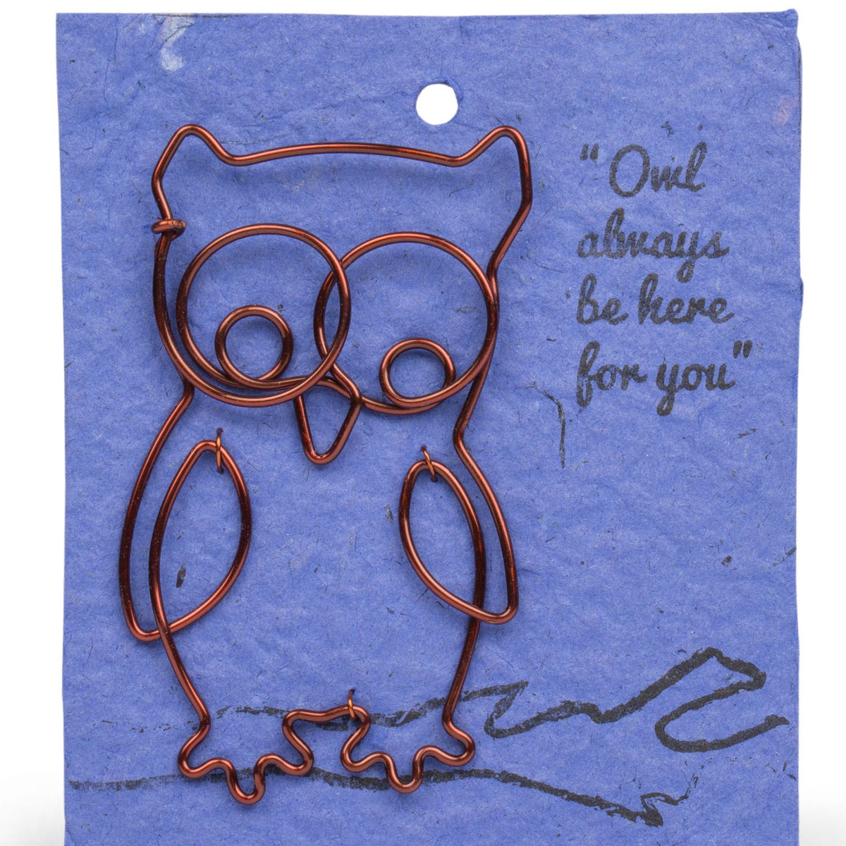 Wire Owl Gift Bookmark | Ten Thousand Villages