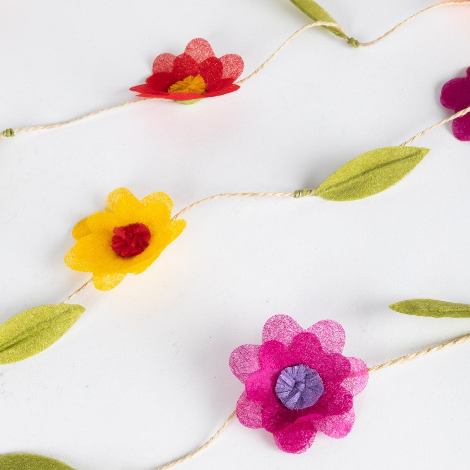 Silk Paper Flower Garland | Ten Thousand Villages